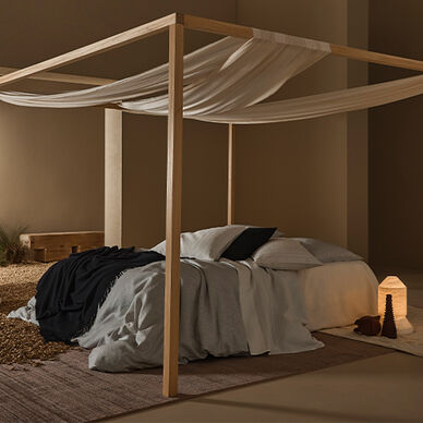 Graphite Pinstripe Sheet Set | Frette