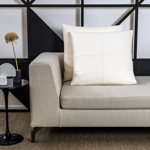 Seraphic Leather Decorative Pillow Cover | Frette