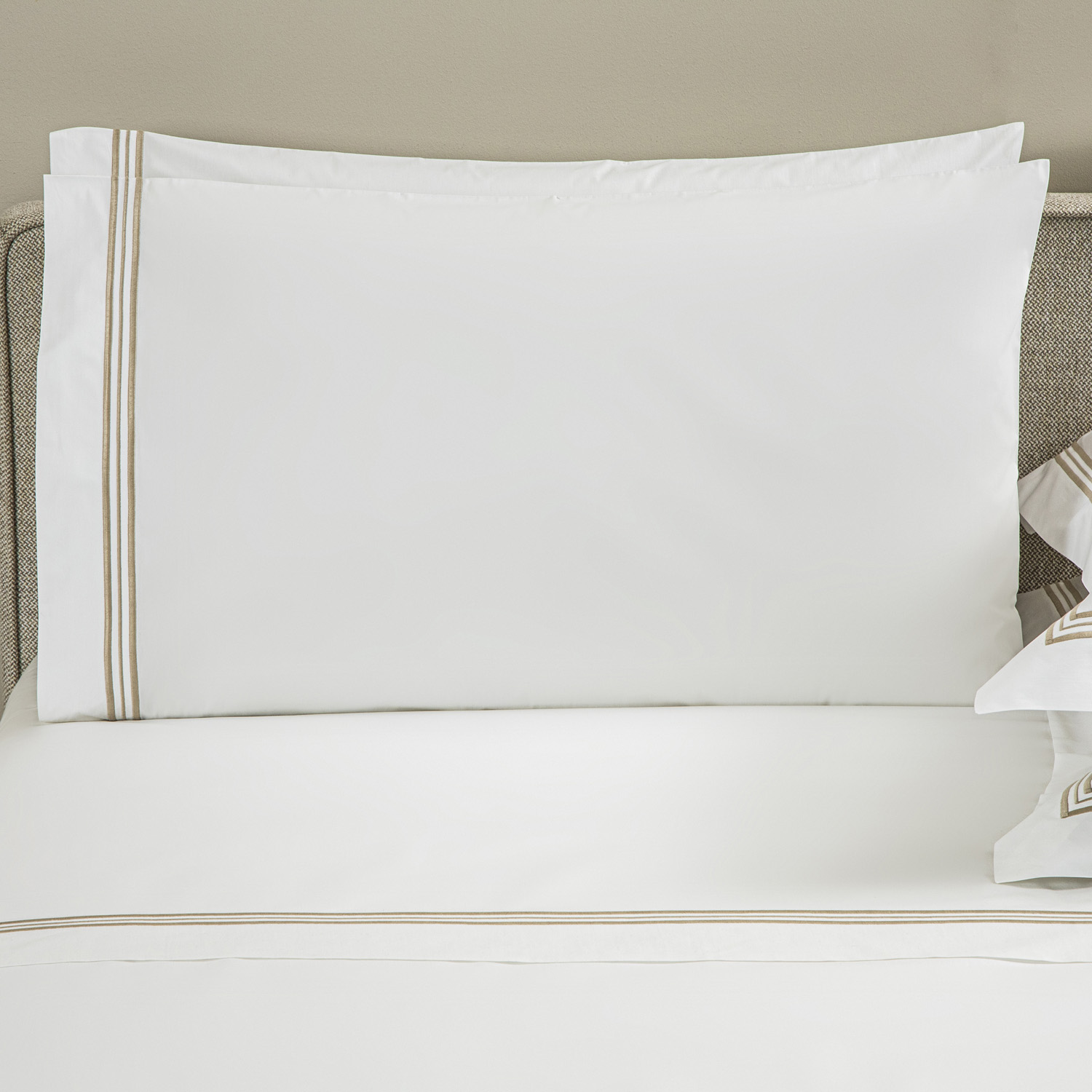 Triplo Bourdon Pillowcase | Frette