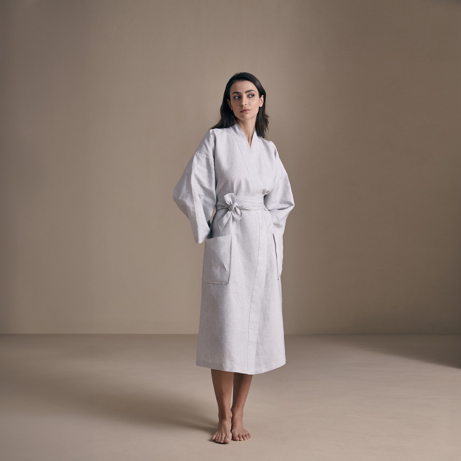 Graphite Kimono | Frette