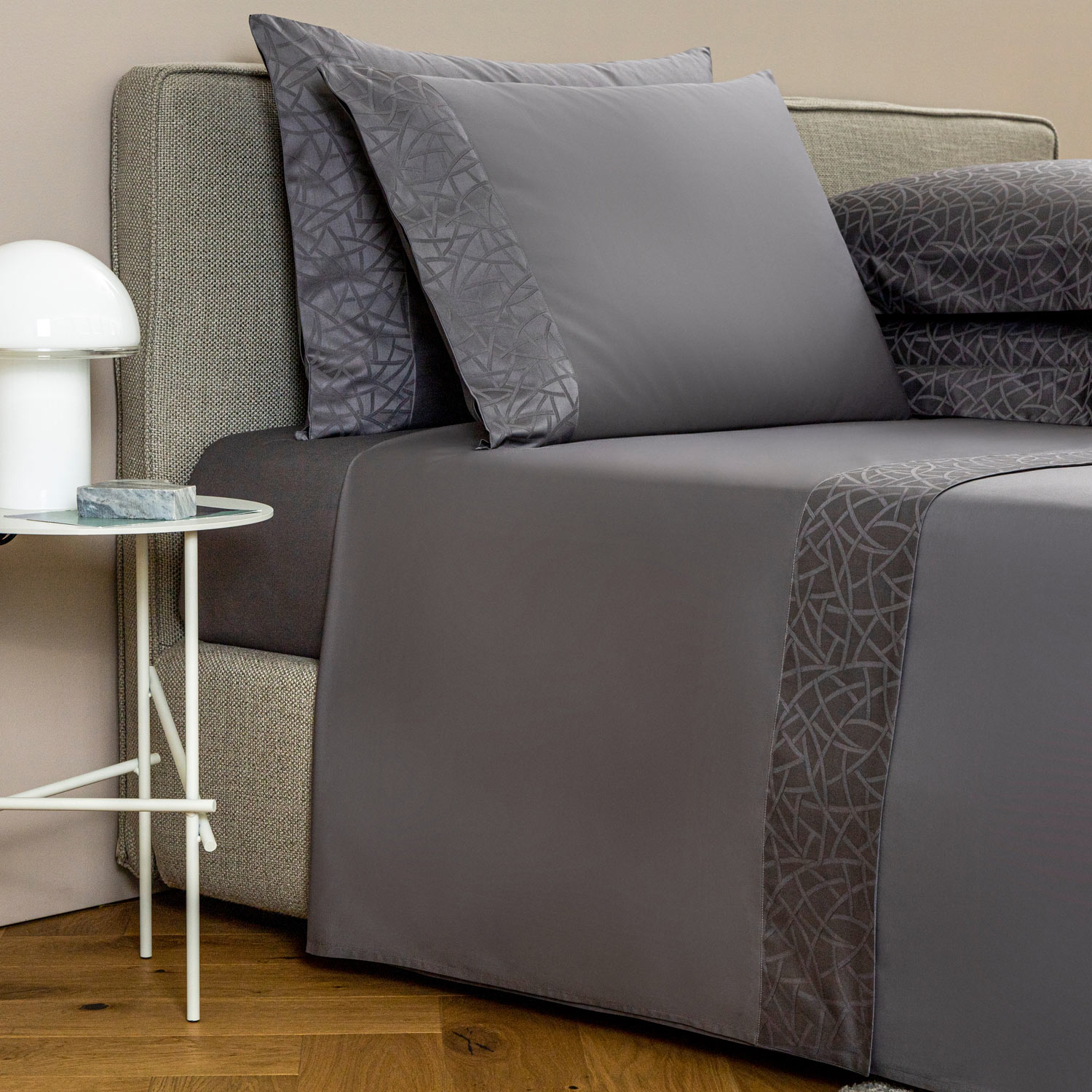 Groove Border Sheet Set | Frette